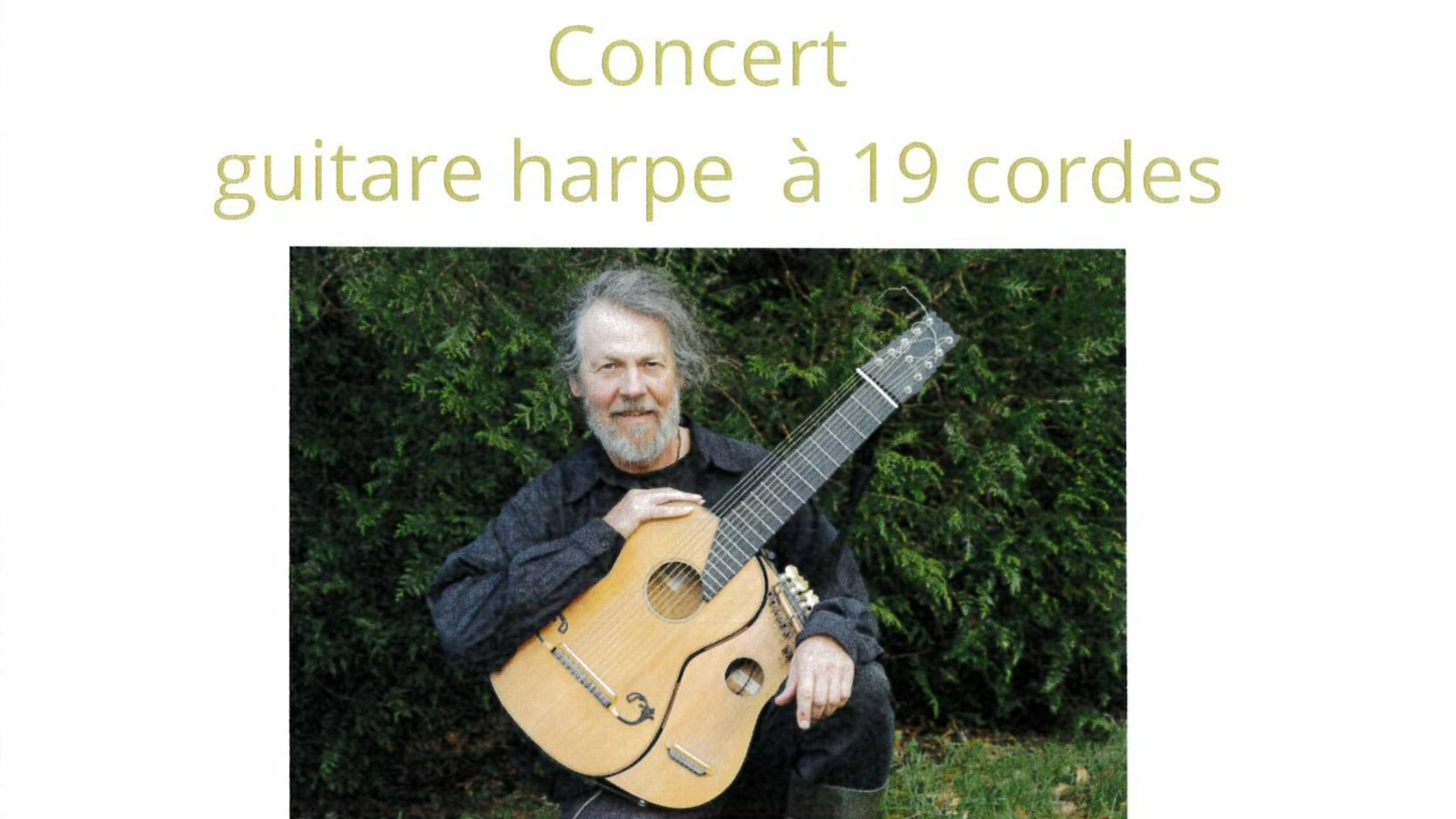 James Kline, guitare harpe à 19 cordes | grandorb.fr